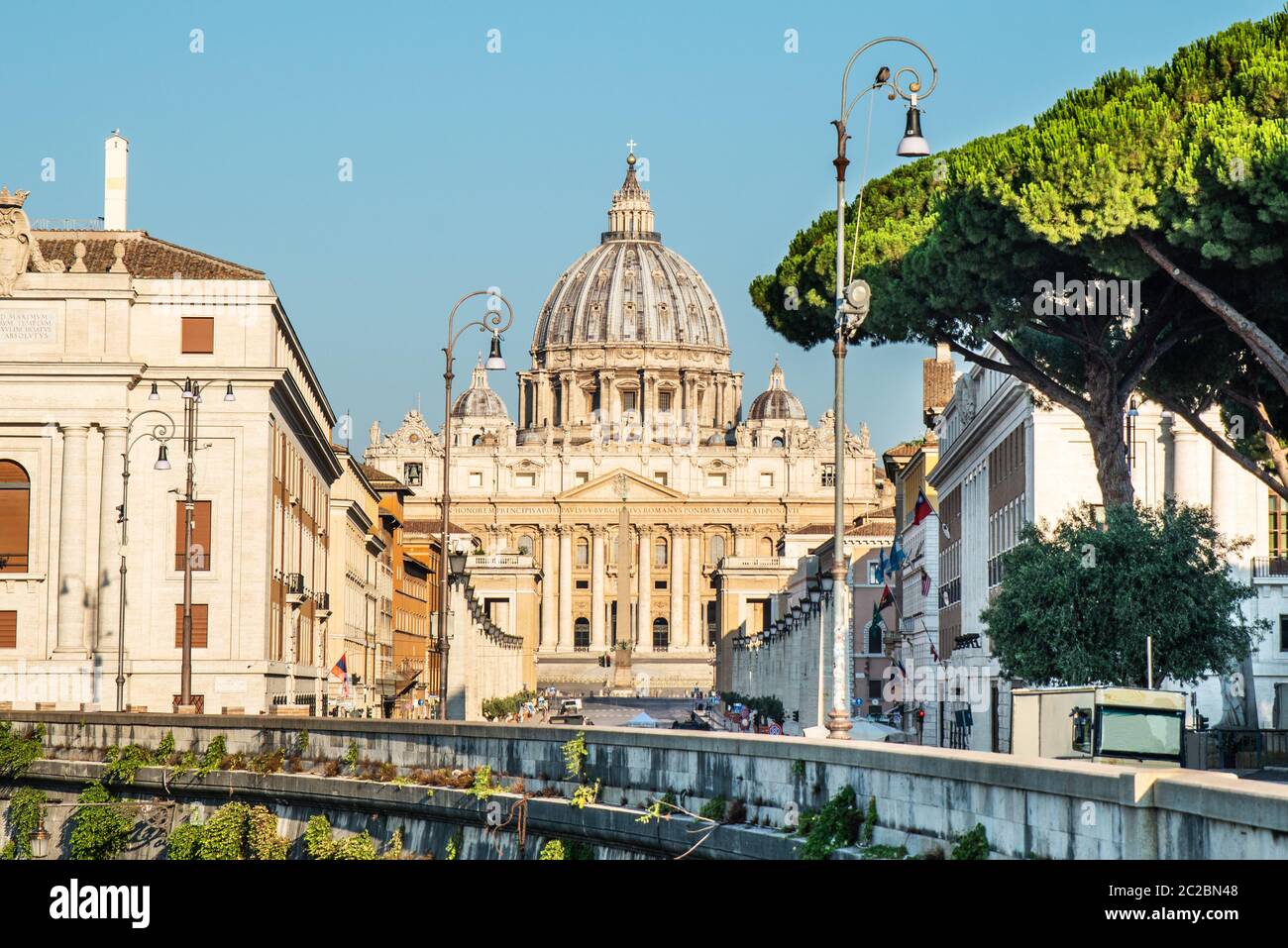 St. Peter's Basilica Italian Renaissance Church In Vatican City Stock ...
