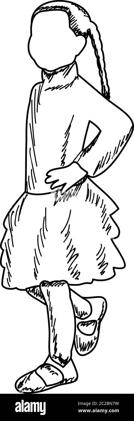 faceless kids, sketch, lines Stock Vector Image & Art - Alamy