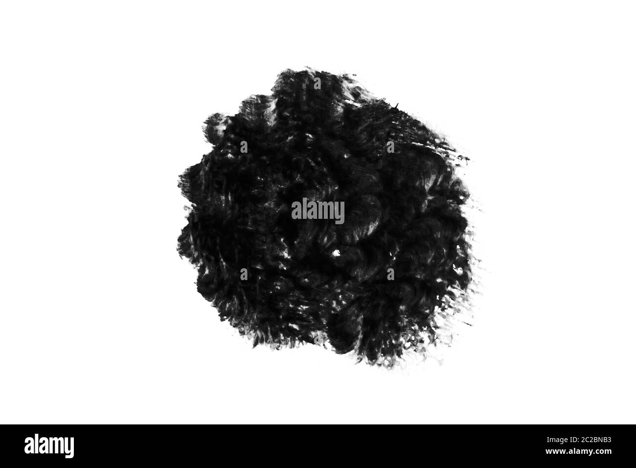 Abstract Ink draw isolate on white background Stock Photo - Alamy