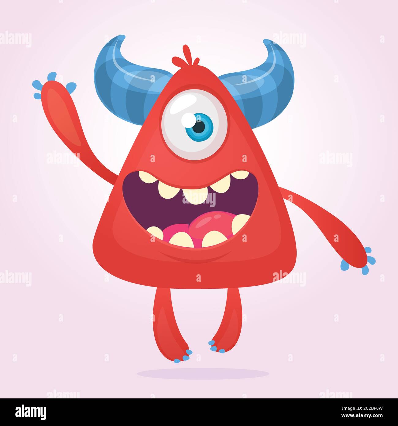 Red Monster Clipart