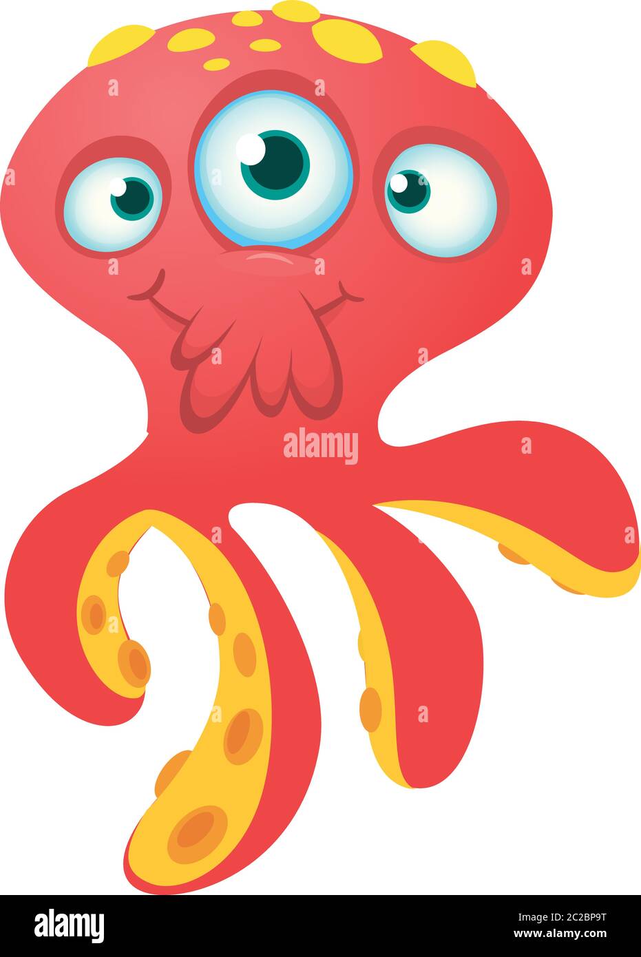 Red Alien Clipart