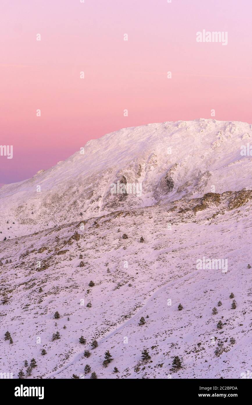 Sunset mild colors hi-res stock photography and images - Alamy