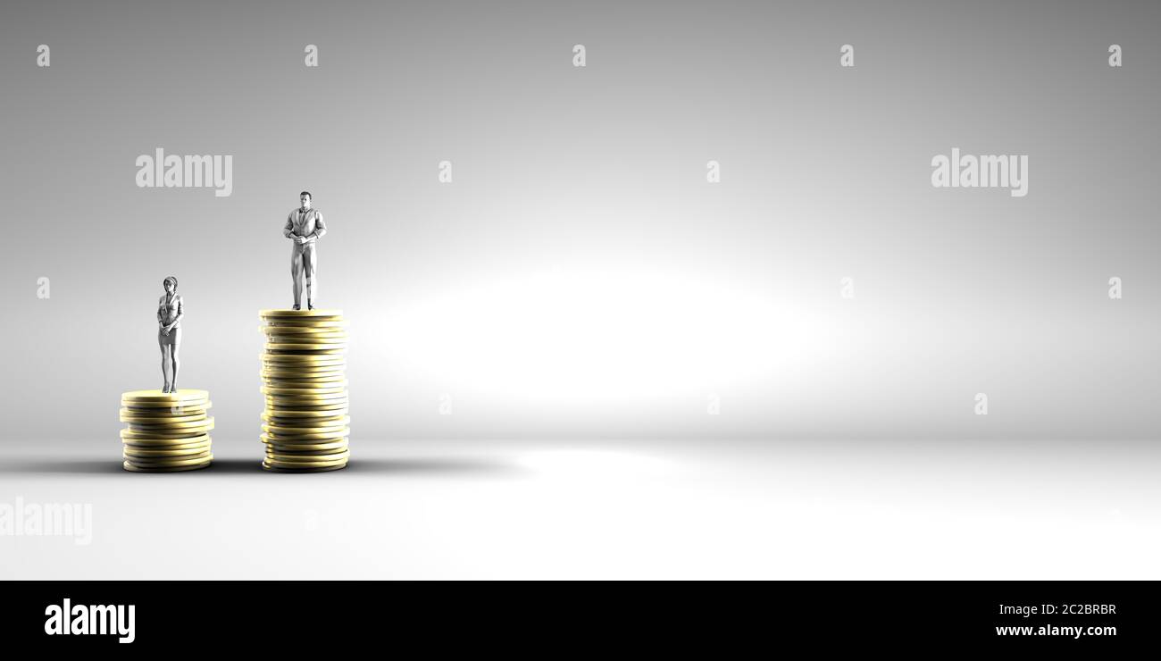 Income Inequality for Economic and Social Challenges Concept Stock ...