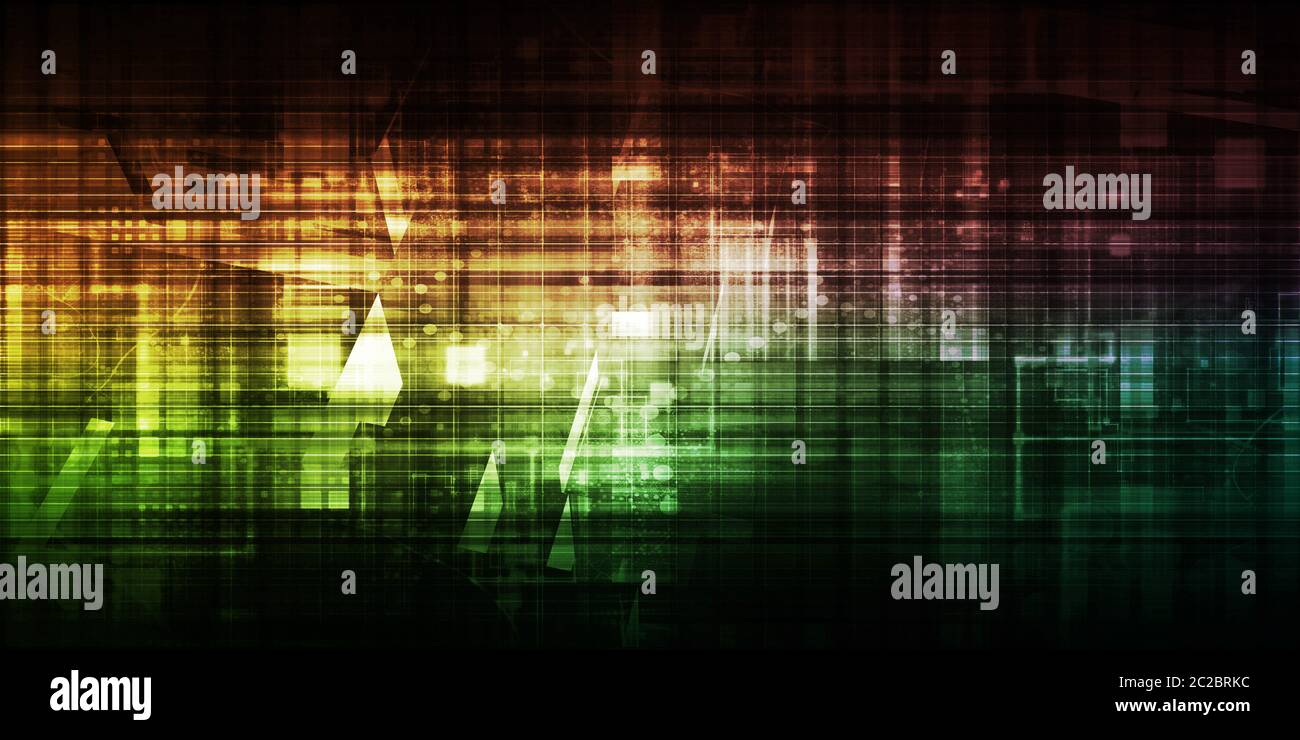 Science Abstract Presentation Background with Molecule Art Stock Photo ...