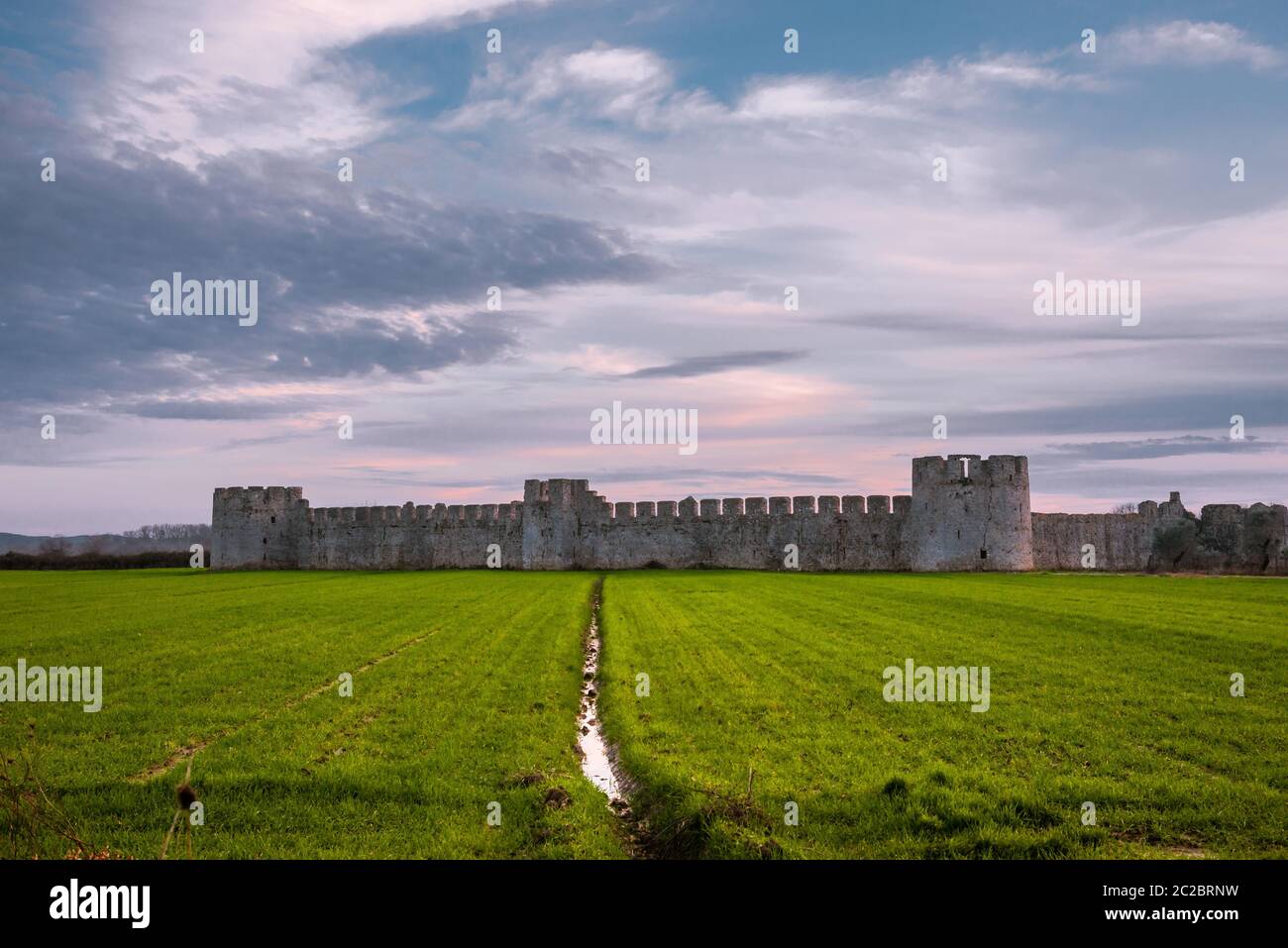 Medieval castle of Bashtove, Albania Stock Photo - Alamy
