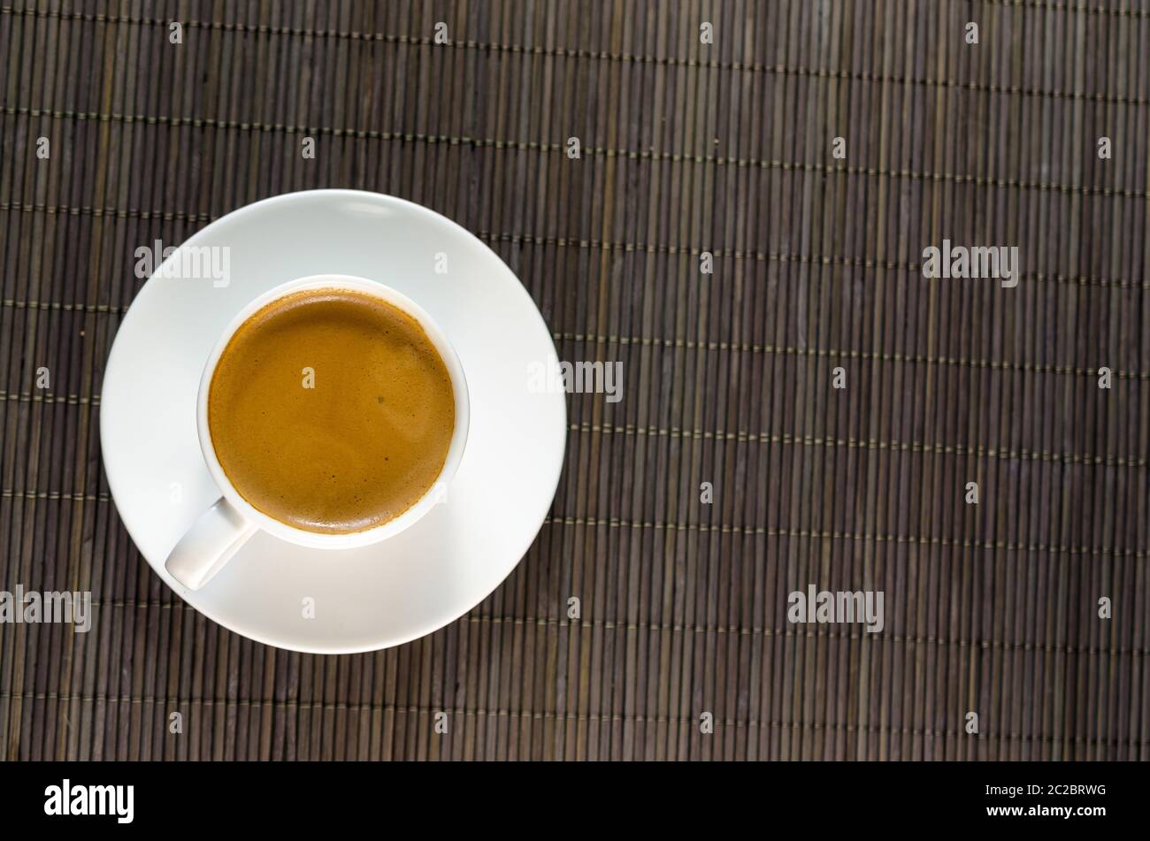 Cup of espresso coffee Stock Photo - Alamy