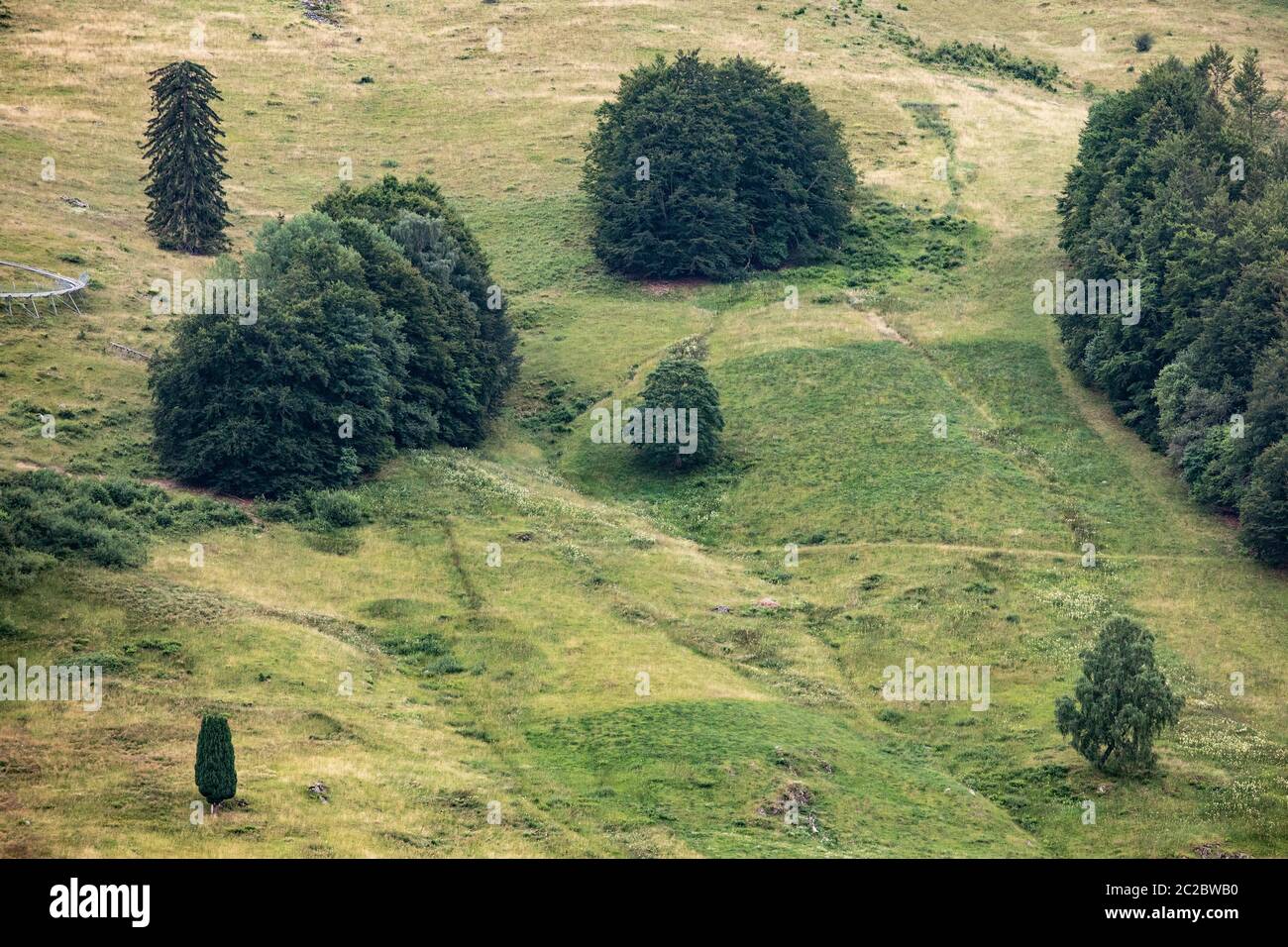 Grassland slope hi-res stock photography and images - Alamy
