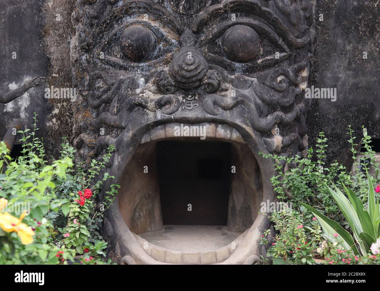 Religious statues at the Buddha Park, Vientiane, Laos Stock Photo - Alamy