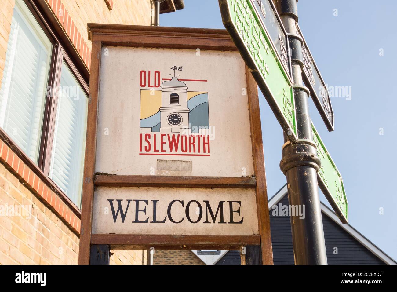 Old isleworth sign hi-res stock photography and images - Alamy