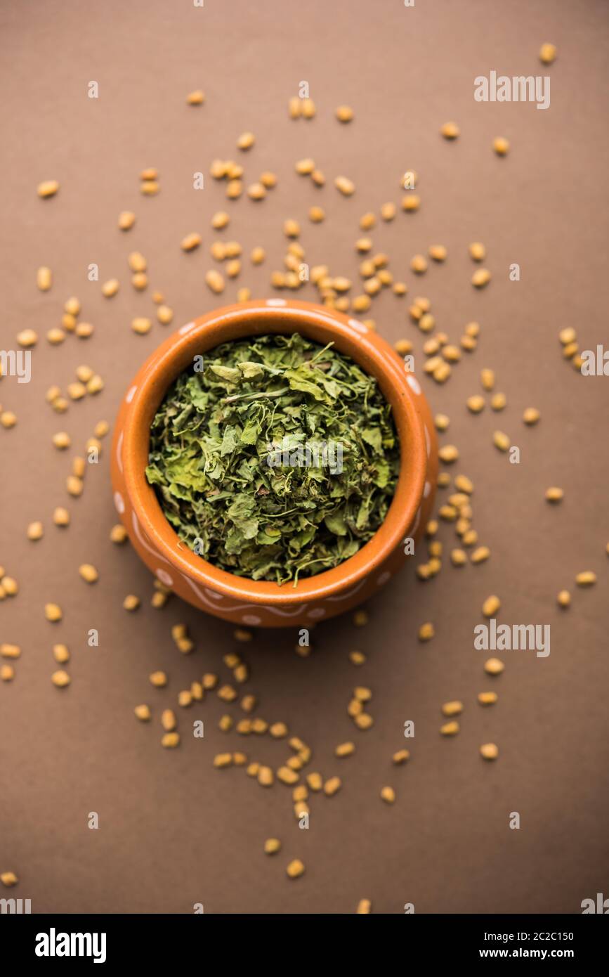 Kasuri Methi / Kasoori Methi or dried fenugreek leaves also known as ...