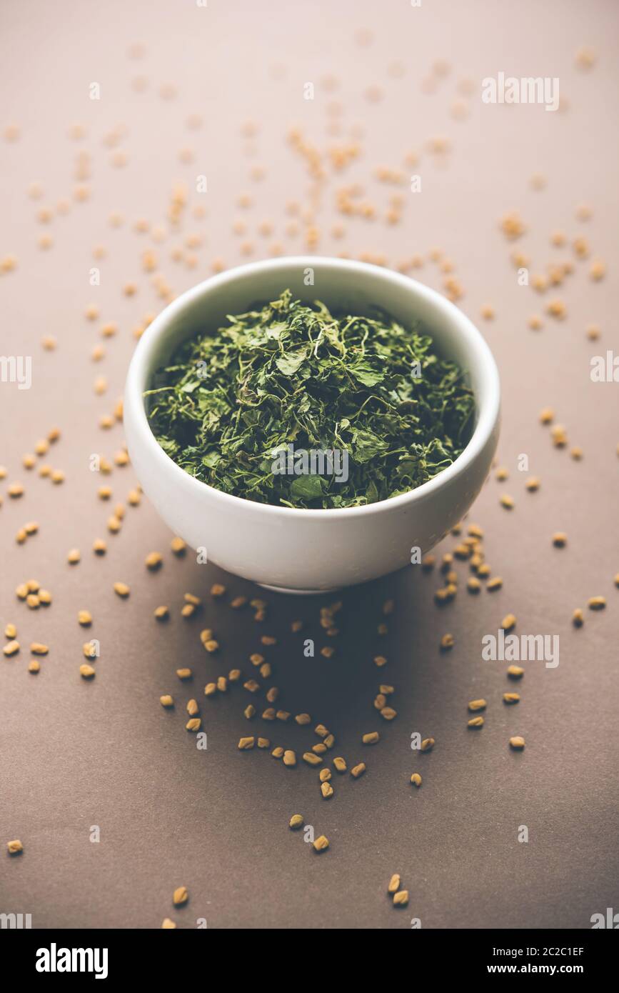 Kasuri Methi / Kasoori Methi or dried fenugreek leaves also known as ...