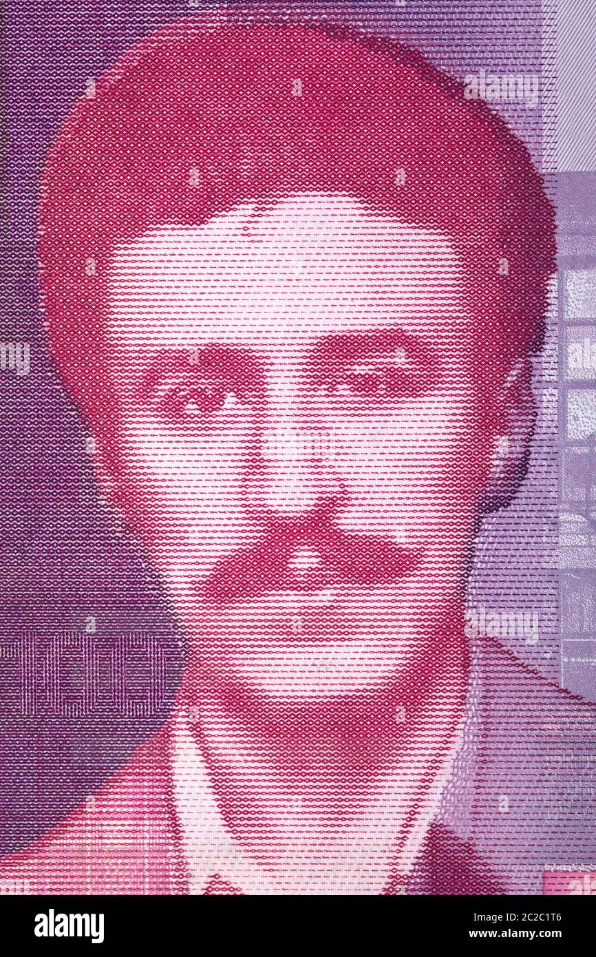 Charles Rennie Mackintosh a portrait from Scottish money Stock Photo ...
