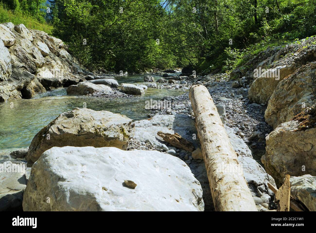 Mountain waterfall in alps hi-res stock photography and images - Alamy