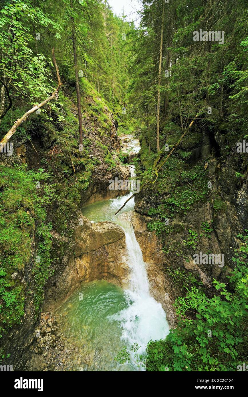 Mountain waterfall in alps hi-res stock photography and images - Alamy