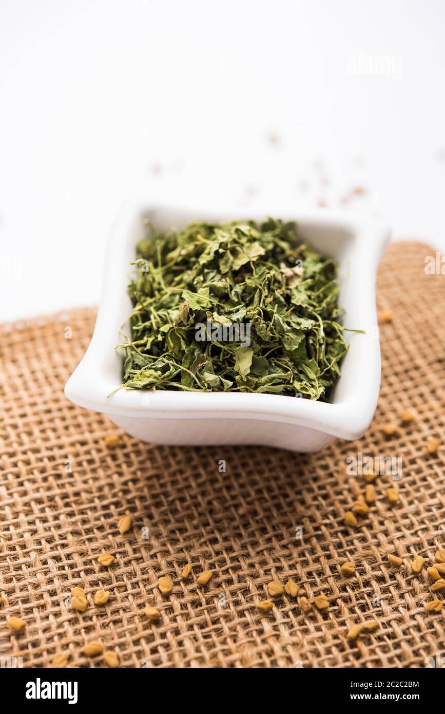 Kasuri Methi / Kasoori Methi or dried fenugreek leaves also known as ...