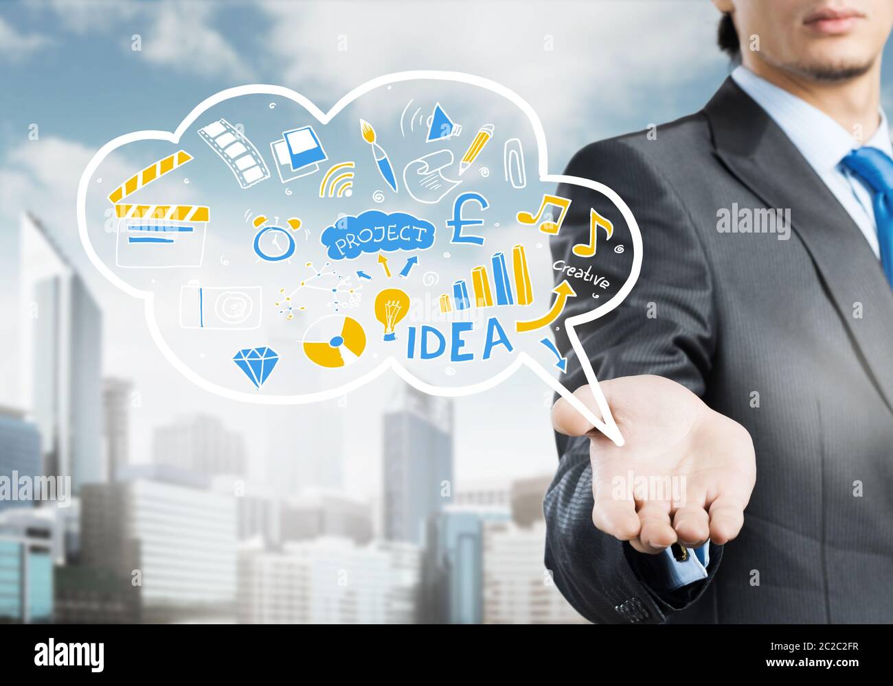 Ideas for success in business Stock Photo - Alamy