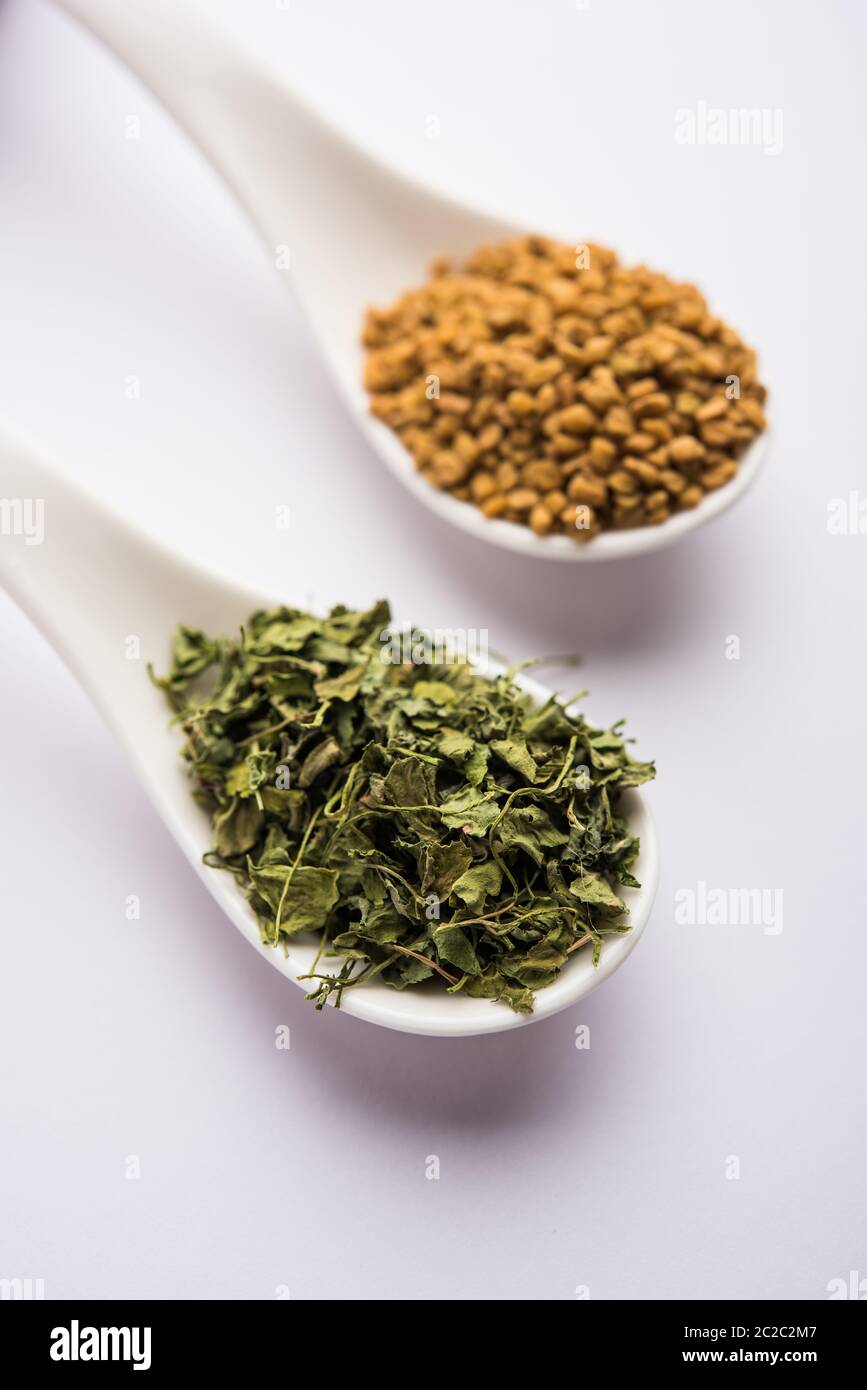 Kasuri Methi / Kasoori Methi or dried fenugreek leaves also known as ...