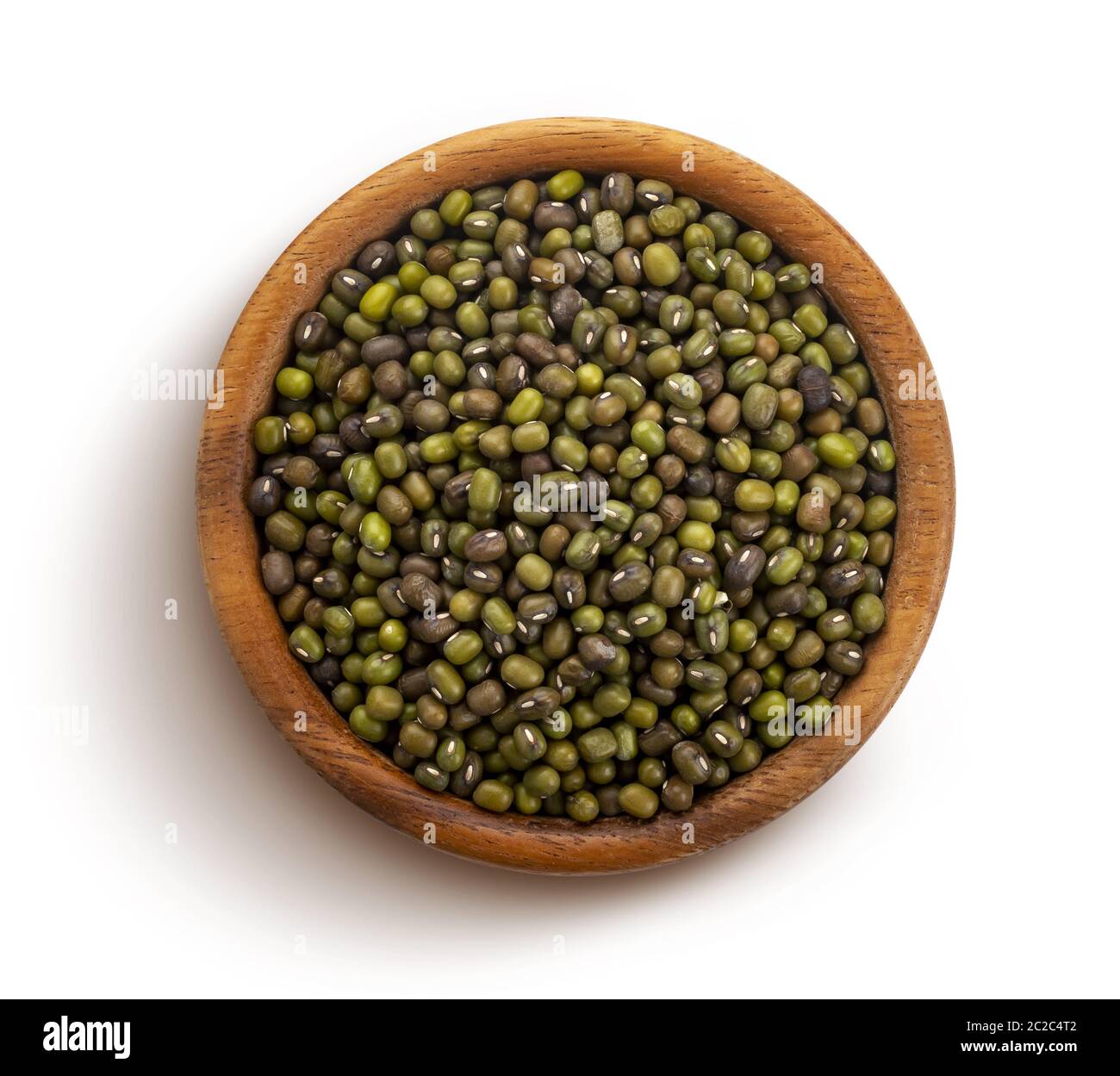 Green mung isolated on white background with clipping path Stock Photo ...