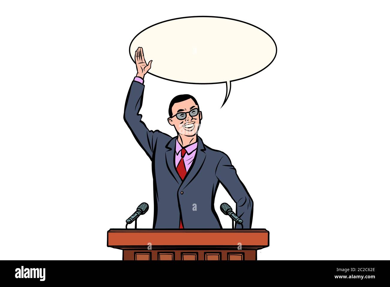 Audience Public Speaker Cartoon High Resolution Stock Photography and ...
