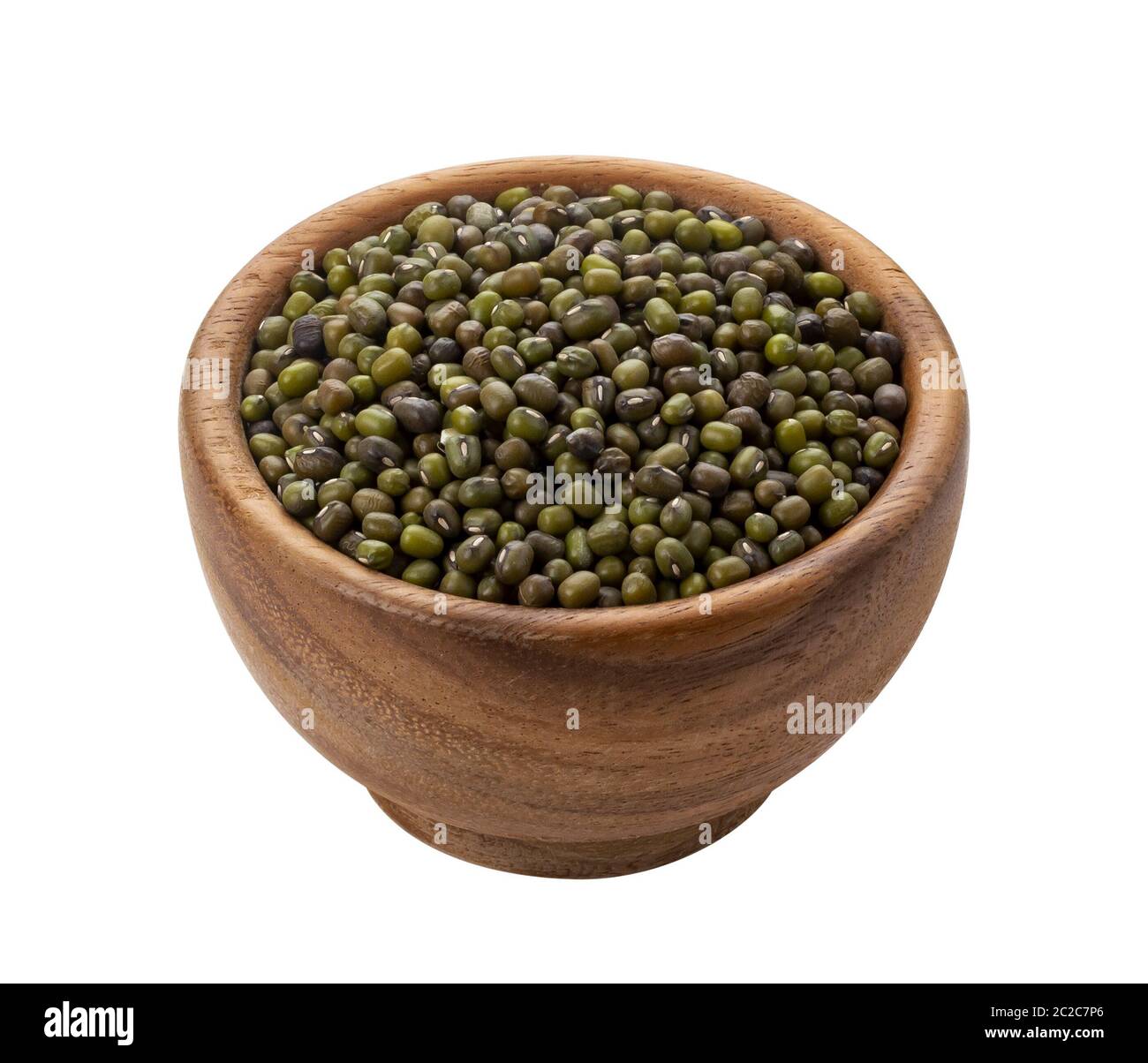 Green mung isolated on white background with clipping path Stock Photo ...