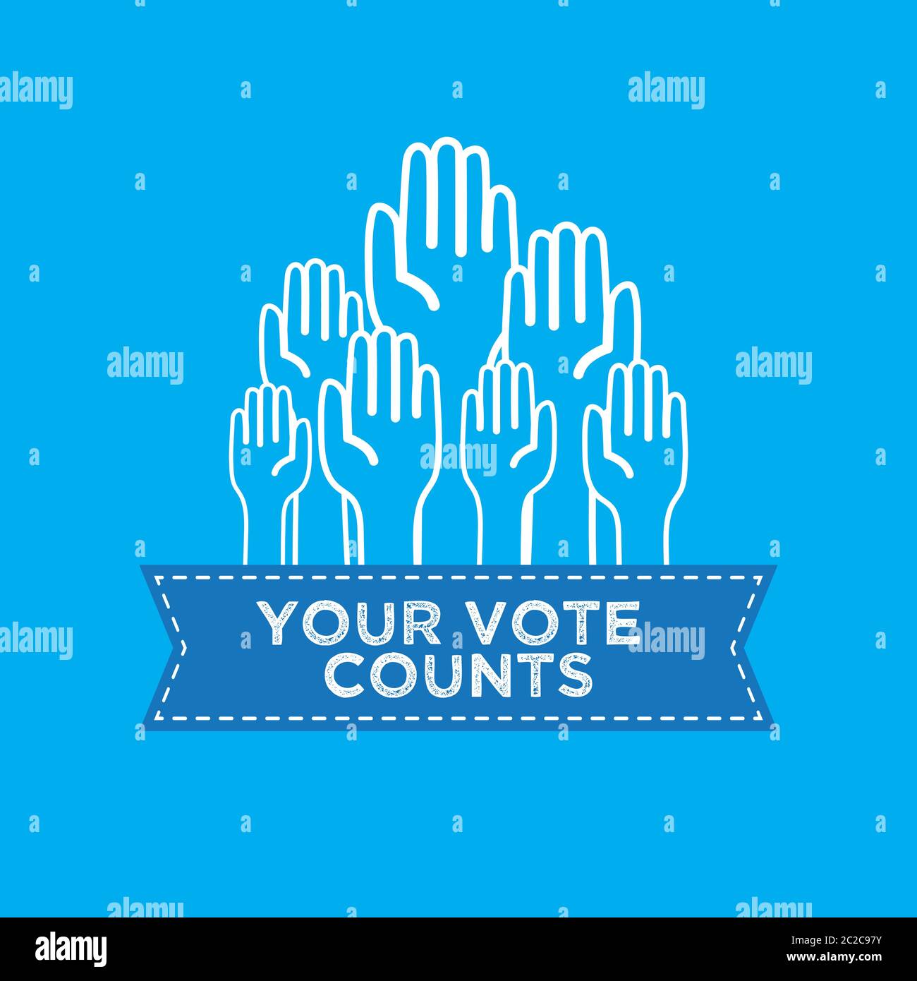 Hand raised Stock Vector Images - Alamy