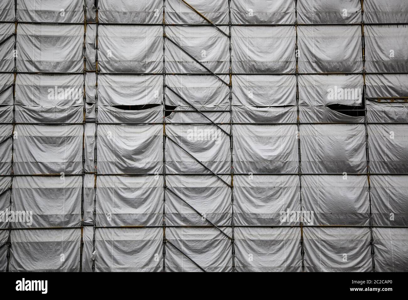 Construction scaffolding, construction and manufacturing detail Stock ...