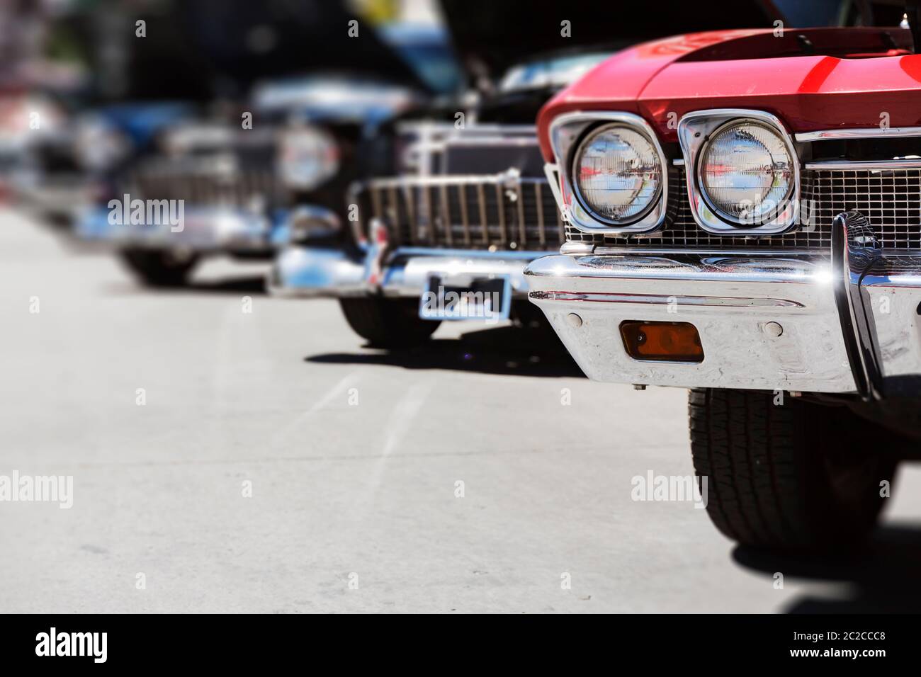 Old classic car front bumper hi-res stock photography and images - Alamy