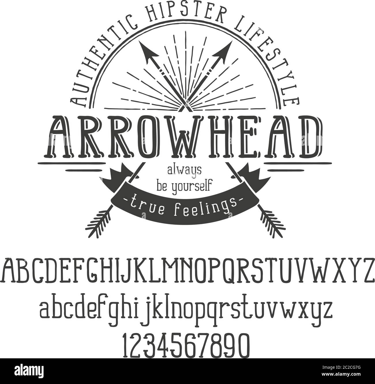 Retro arrow hi-res stock photography and images - Alamy