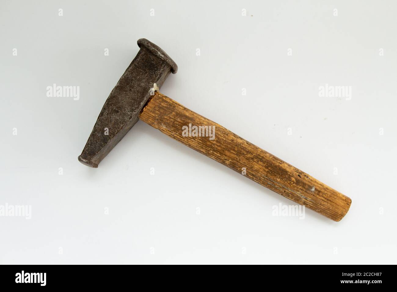 a hammer on a white background Stock Photo - Alamy