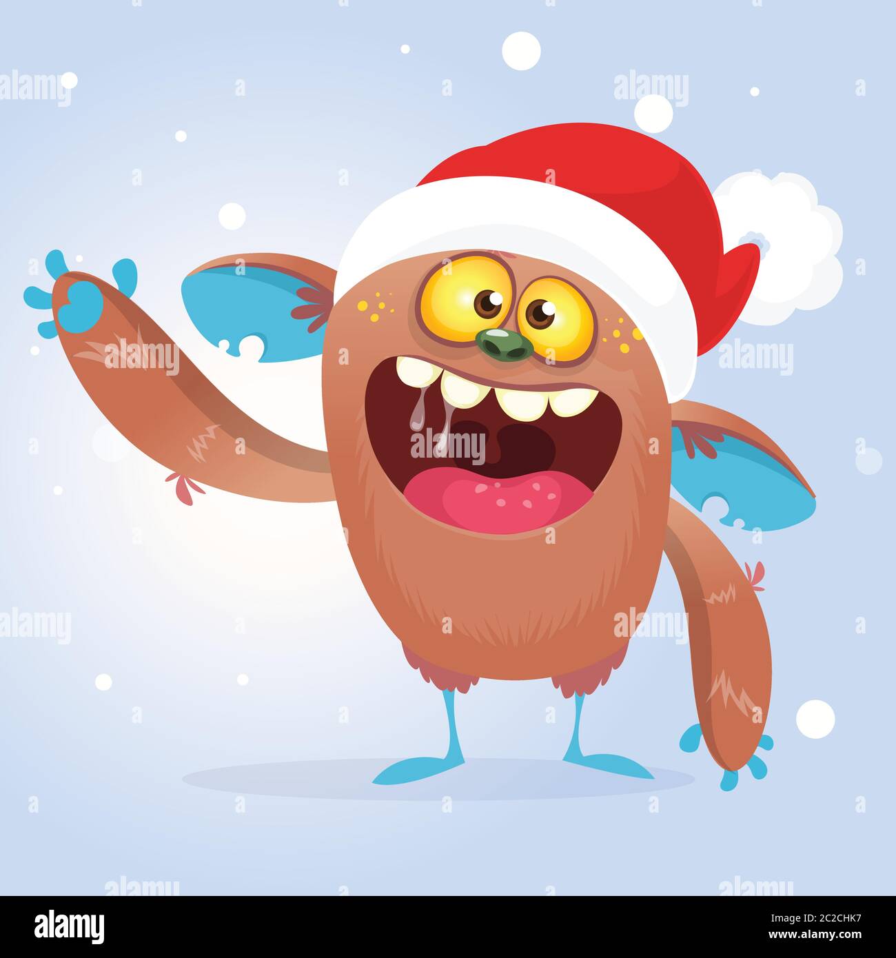 Scary christmas character Stock Vector Images - Alamy