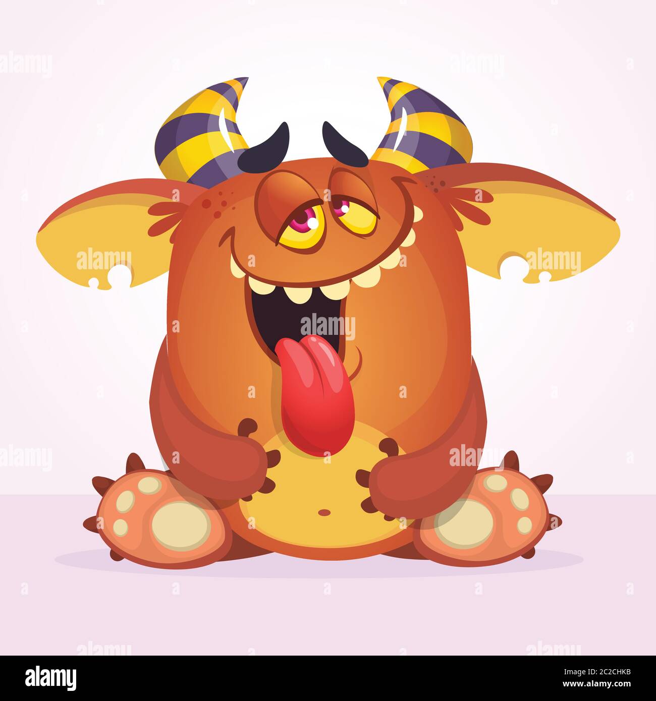 Fat devil cartoon Stock Vector Images - Alamy