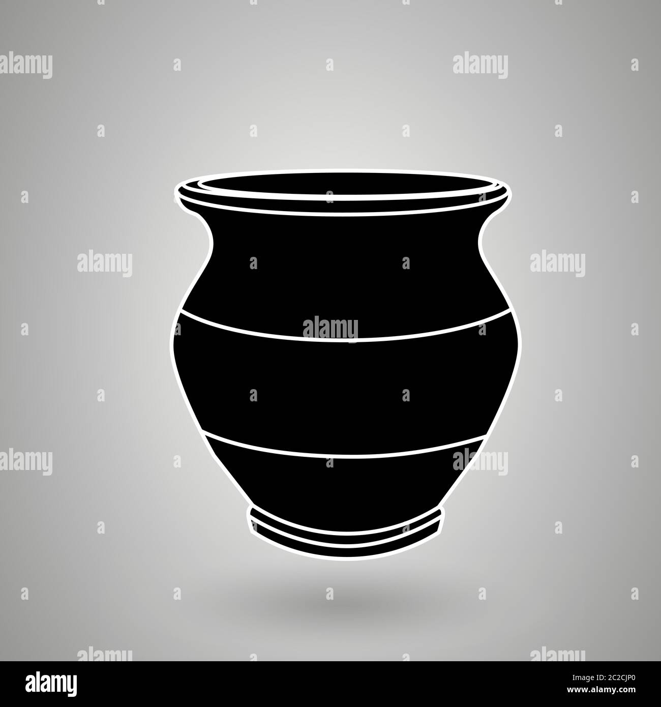 icon of an old pot, isolated Stock Vector Image & Art - Alamy