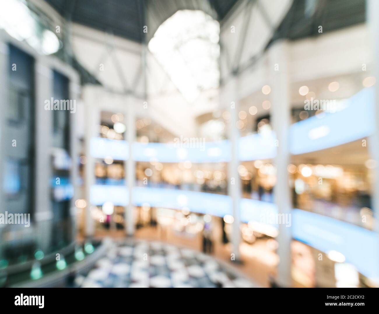 Shopping mall blur background Stock Photo - Alamy