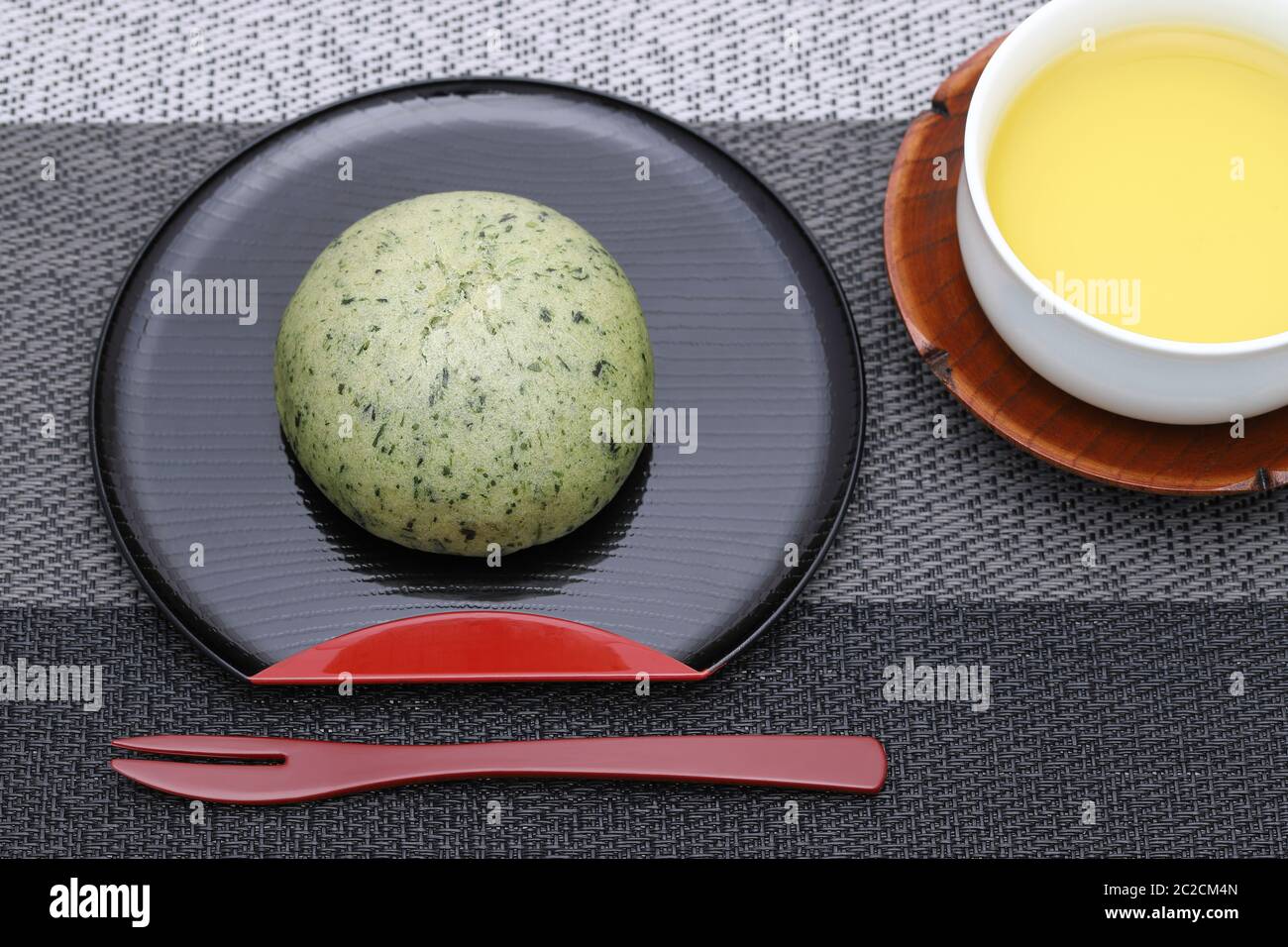 Japanese traditional confectionery Kusa manjyu Stock Photo - Alamy