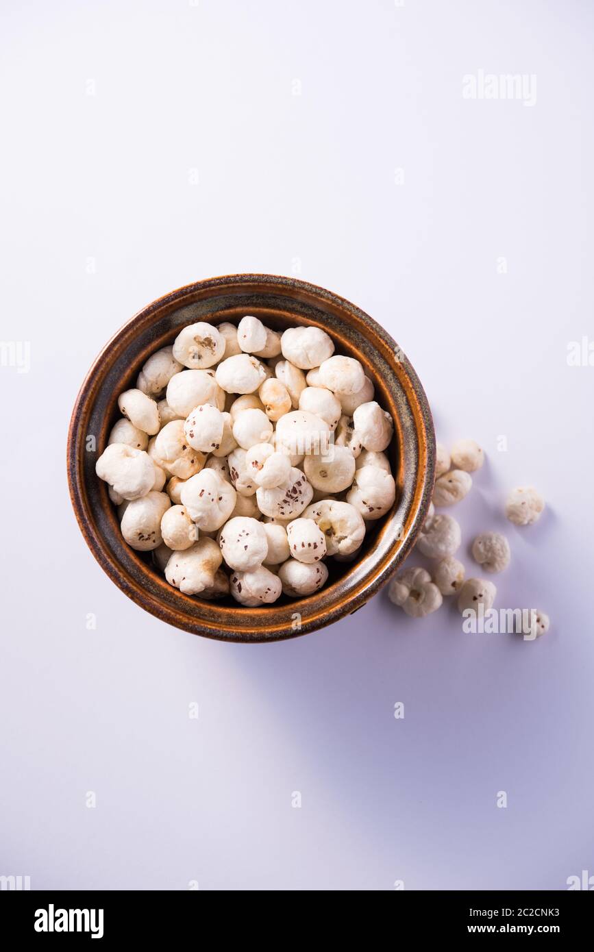 Makhana, also called as Lotus Seeds or Fox Nuts are popular dry snacks ...