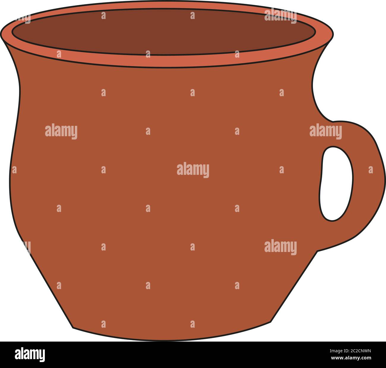 Big clay vase Stock Vector Images - Alamy