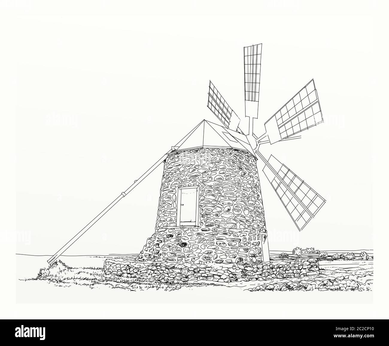 Line drawings architecture Cut Out Stock Images & Pictures - Alamy