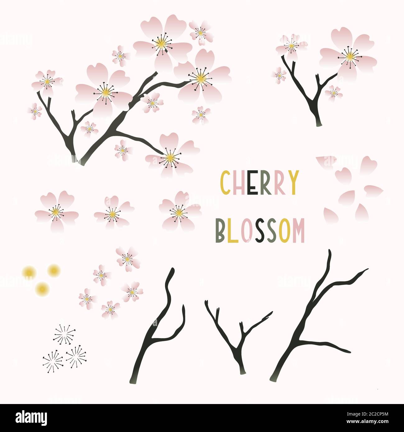 Japanese Cherry Blossom Clip Art