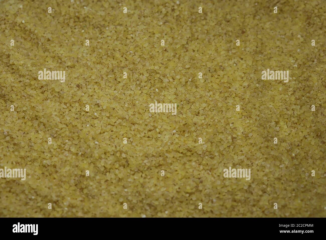 Raw Semolina flour or Rava powder isolated in white background Stock ...