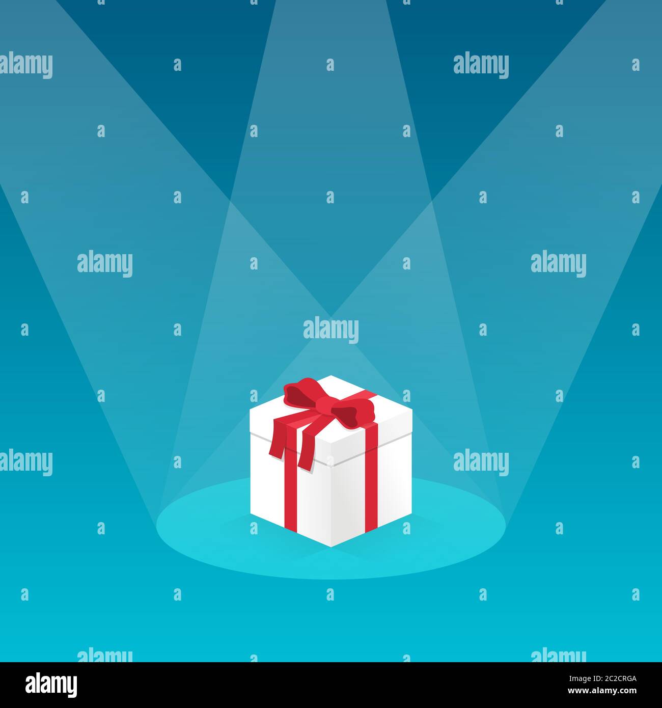 Present box red tied Stock Vector Images - Alamy