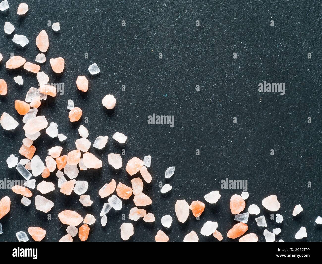 Himalayan pink salt in crystals Stock Photo - Alamy