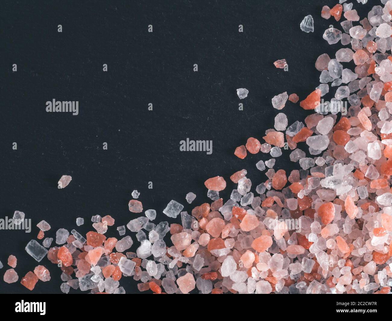 Himalayan pink salt in crystals Stock Photo - Alamy