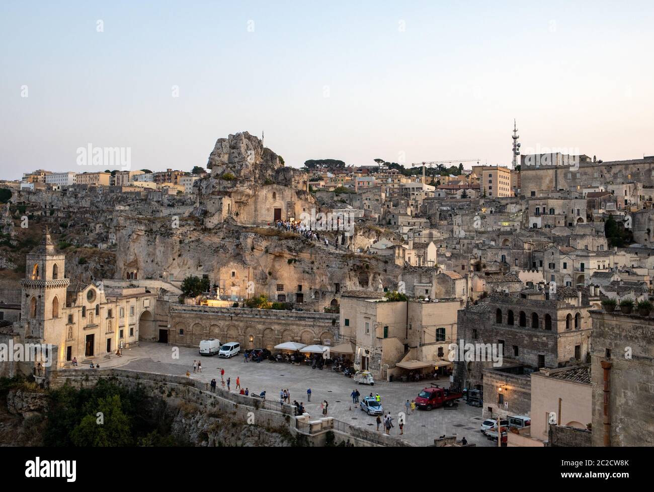 Matera; Italy - September 17; 2019: Bond 25. Scene of a procession with ...