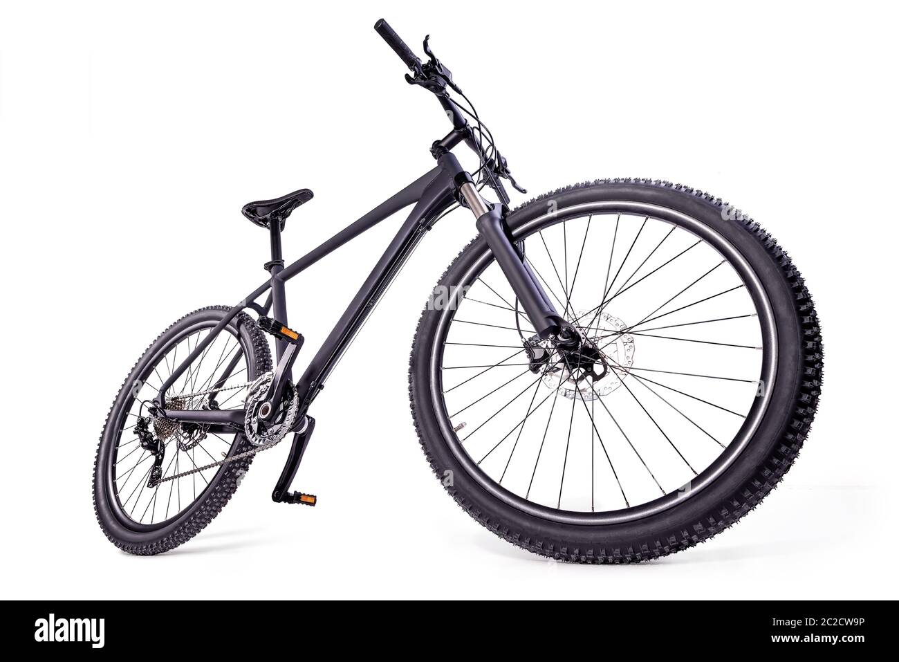 mountain bike against a white background Stock Photo - Alamy