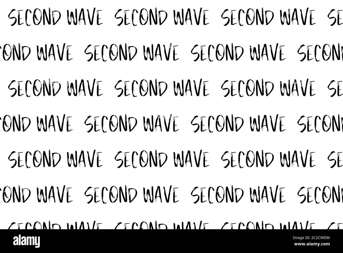 Second wave words pattern Stock Photo - Alamy