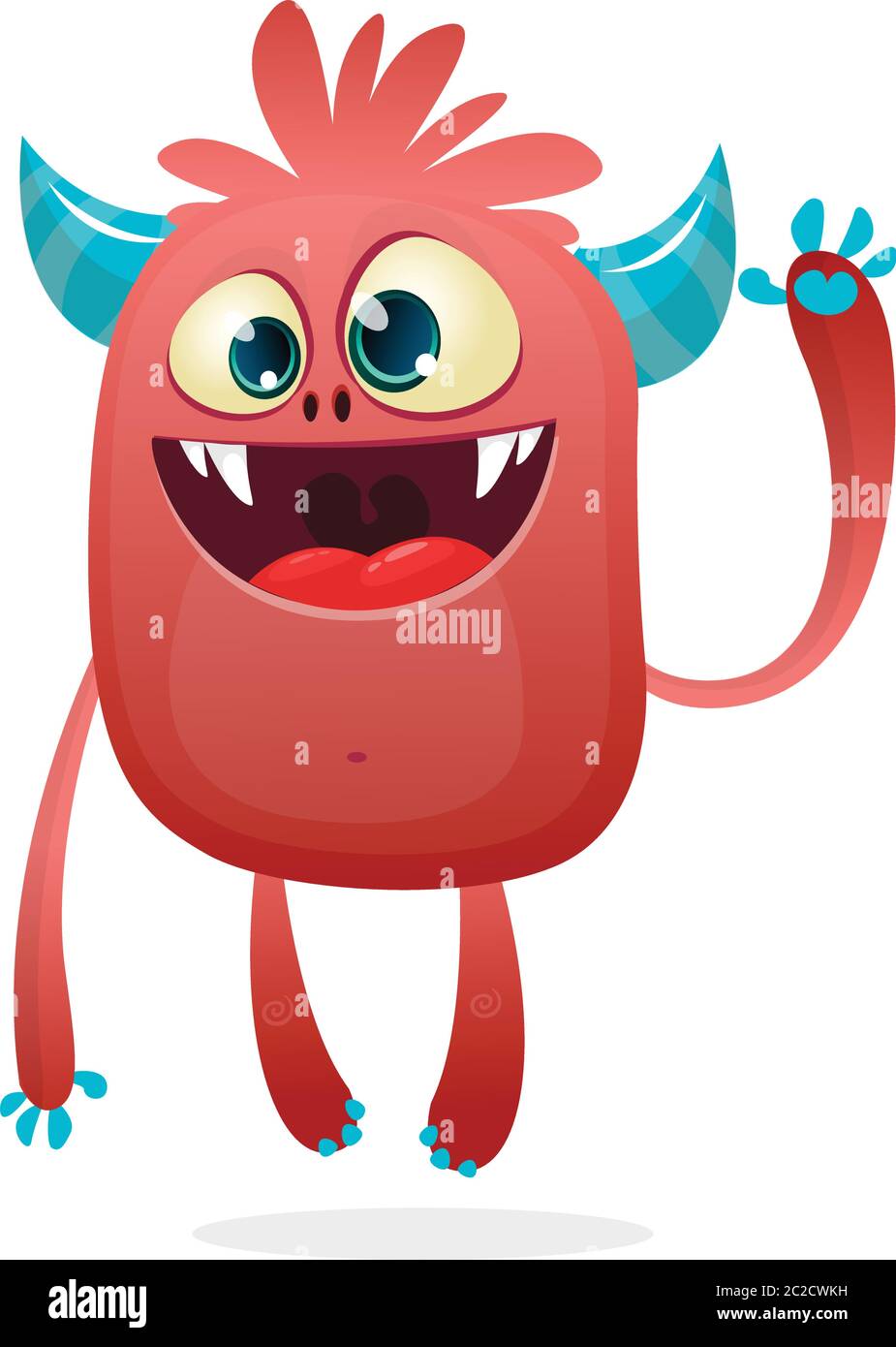 Cartoon illustration devil sitting hi-res stock photography and images ...