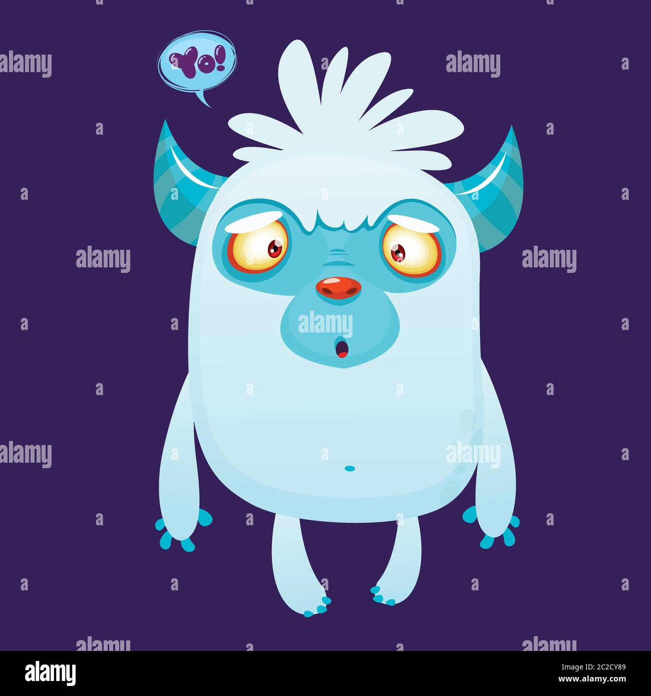 Funny cartoon bigfoot and sasquatch Stock Vector Image & Art - Alamy