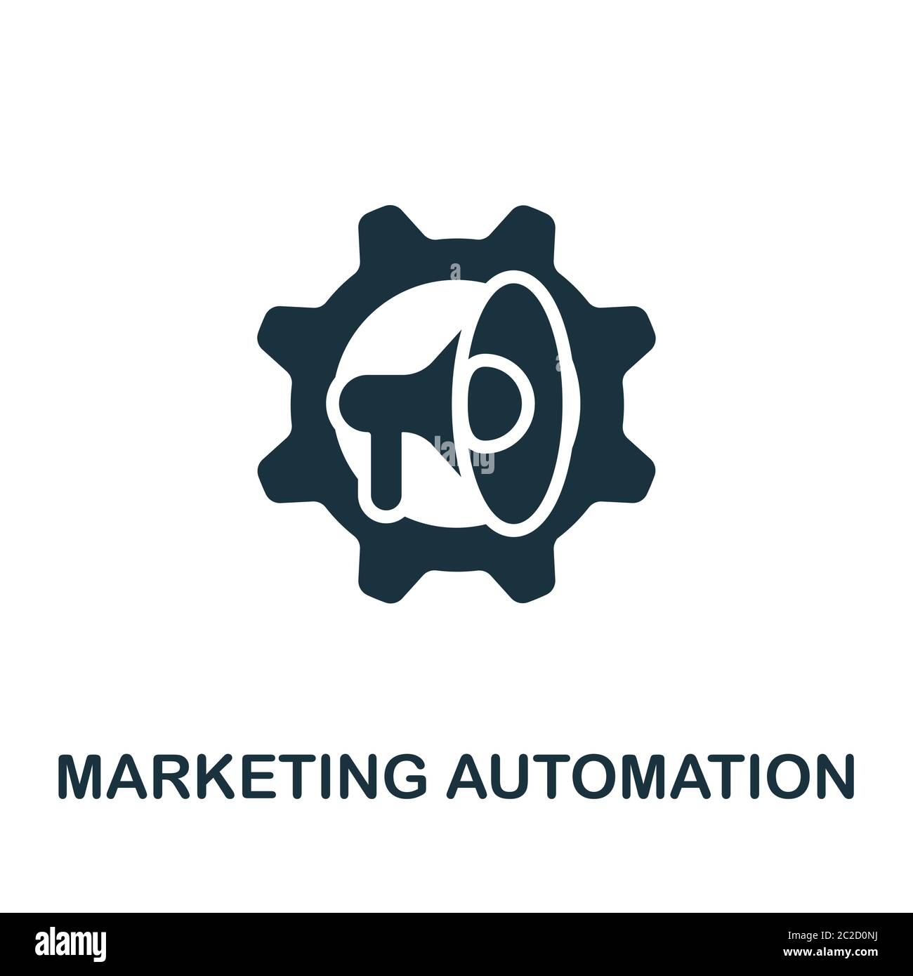 Marketing Automation icon. Simple element from content marketing ...