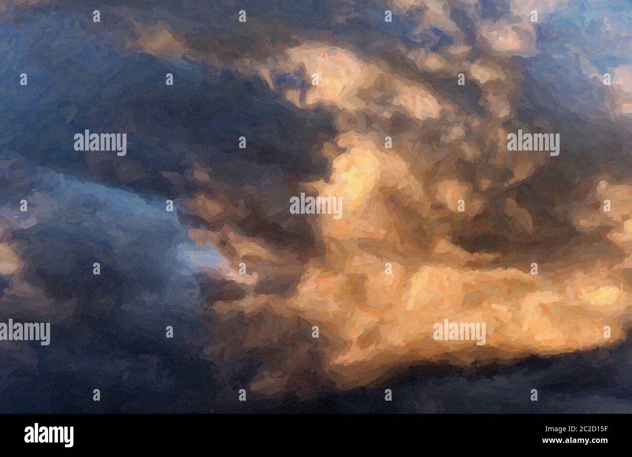 Digital impasto painting hi-res stock photography and images - Alamy