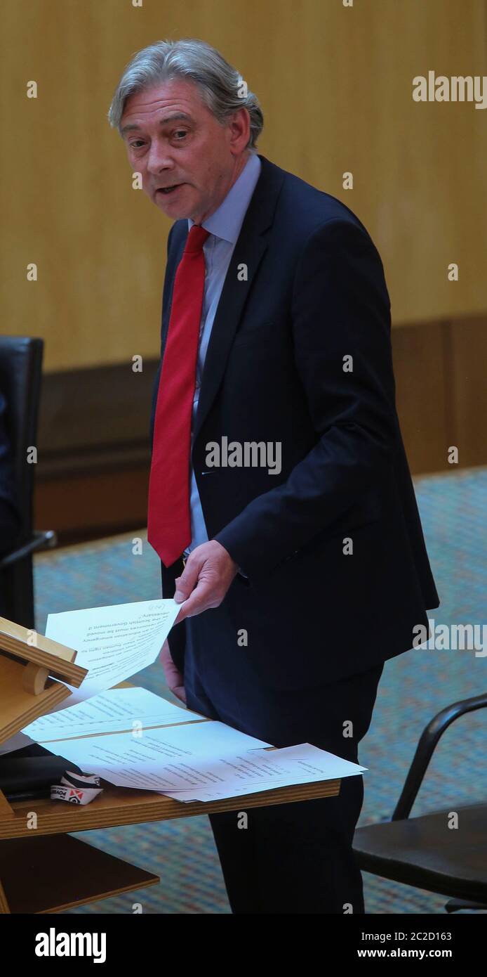 Scottish Labour Leader Richard Leonard during First Minister's ...